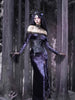 [Blood Supply]Moon Goddess Off-Shoulder Velvet Halloween Long Dress ...